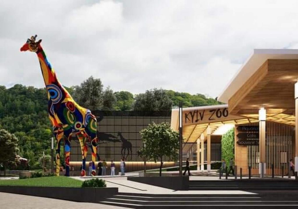 The Kyiv Zoo received 17 tons of feed for different kinds of animals ...